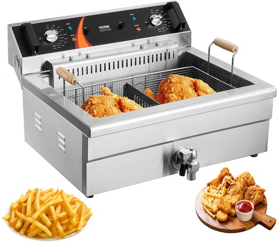 Elektrische Friteuse – Frituurpan – Snackmaker – Frituurketel ...
