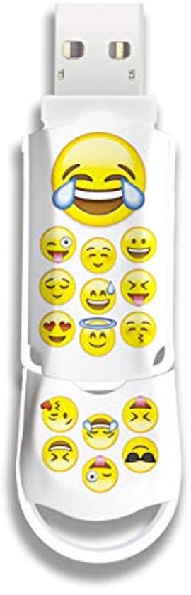 USB-stick met emoji-design - 8 GB en 64 GB opslagcapaciteit | bol