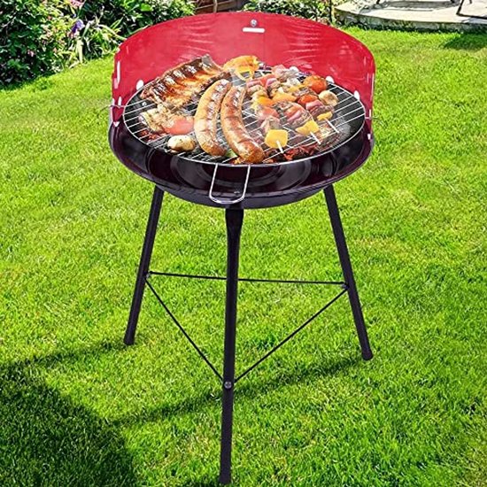 Grill 33 cm - Drievoet Plaatgrill voor Houtskool | bol