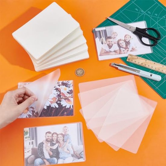 150 Sheets 5 Styles Thermal Lamination Bags Photo Protective Film ...