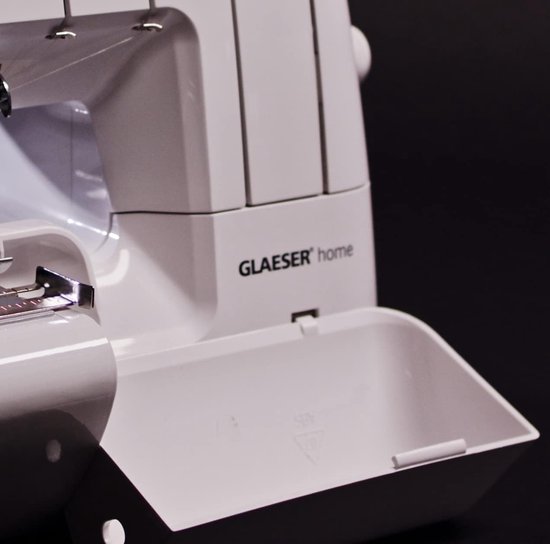 Overlock Naaimachine met Instelbare Steeklengte - Naait en Snijdt in ...