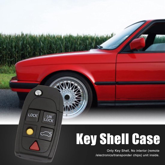 Shell à télécommande rabattable pour Volvo S60 S80 V70 XC70 XC90 - 5 ...