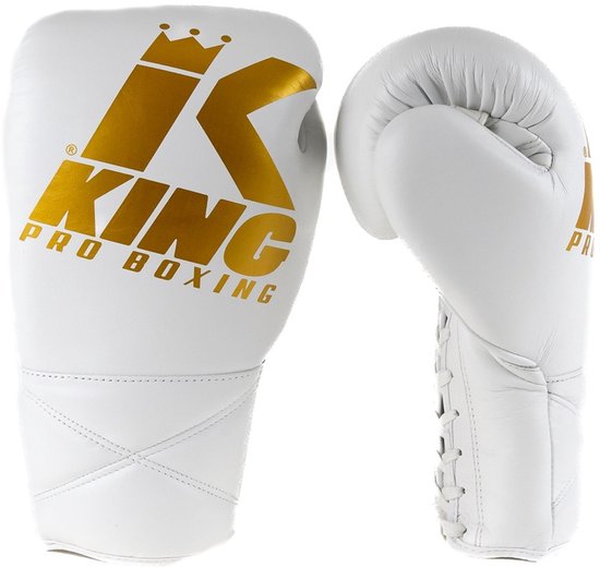 King Pro Boxing Veter Bokshandschoenen KPB XK LU White/Gold - Premium ...