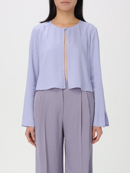 Cropped Cardigan Open Front Wo - Lilac Jackets | bol