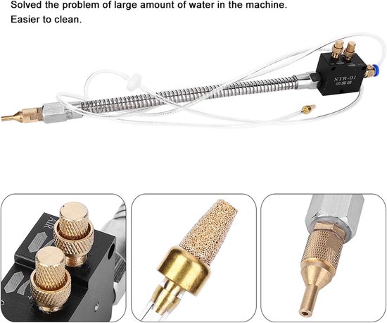 Mist Koelvloeistof Smering Spray Systeem voor CNC Draaibank - Koeling ...