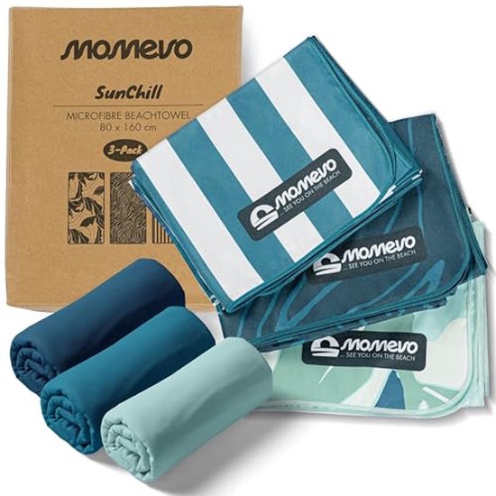 Compacte Sneldrogende Microvezel Handdoek Set - Perfect voor Strand ...