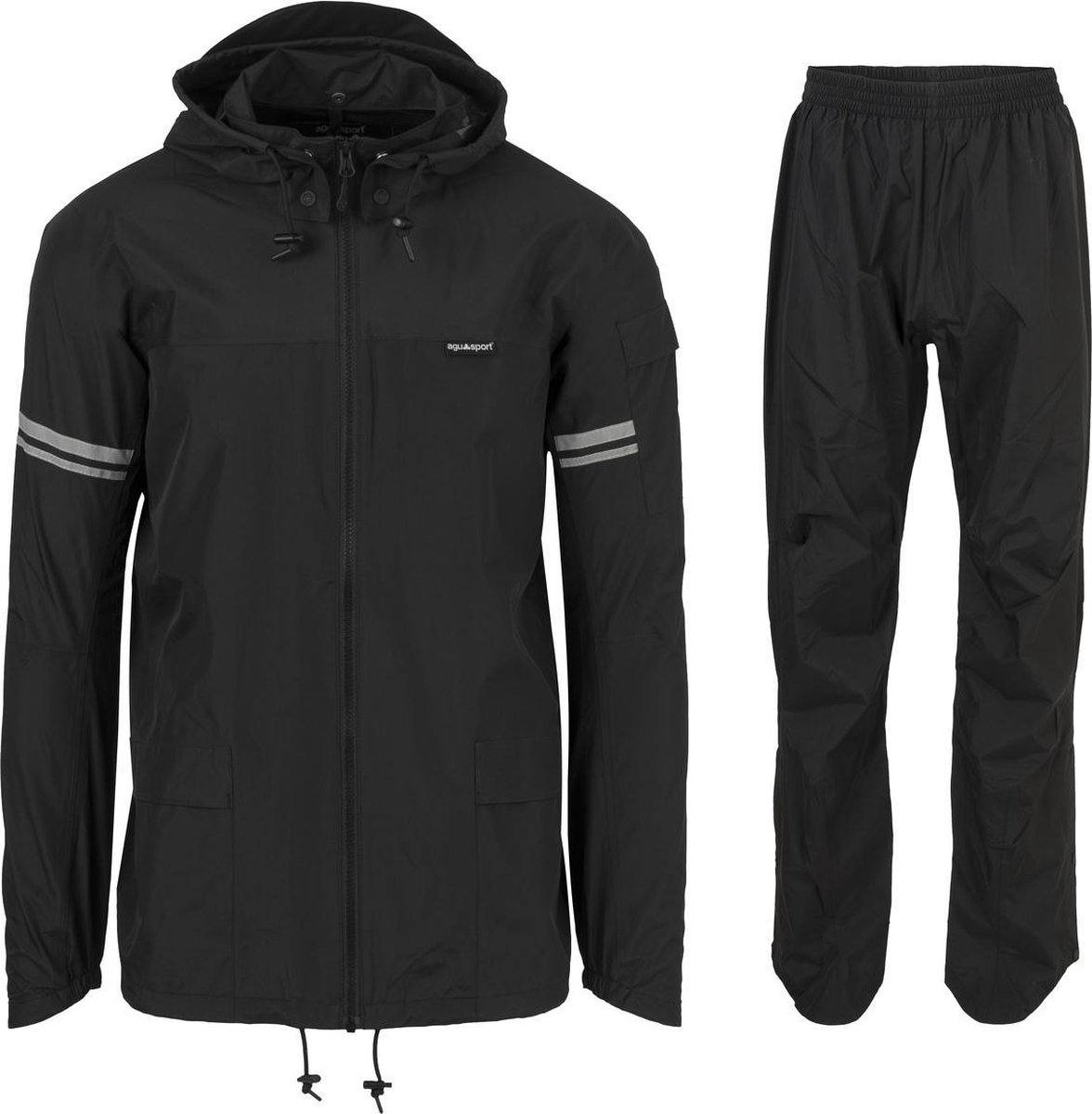 AGU Original Regenpak Essential - Zwart - L | bol.com