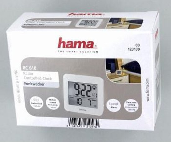 Hama Radio Controlled alarm clock RC610 | bol
