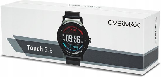 Overmax Touch 2.6 - Smartwatch - Zwart | bol.com