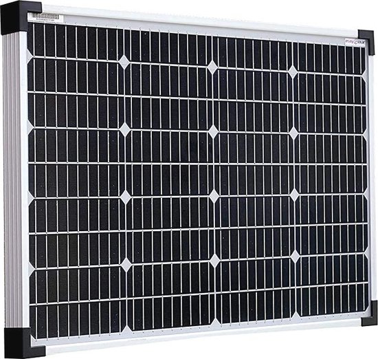 Panneau Solaire Monocristallin 50W - Module Photovoltaïque 12V Efficace | bol