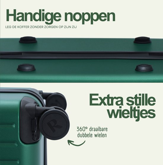 RYER Reiskoffer Medium - 70L - Met Spinner Wielen - TSA Slot - Extra ...
