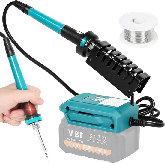 Draagbare instelbare accu soldeerbout set voor elektronische solderen ...