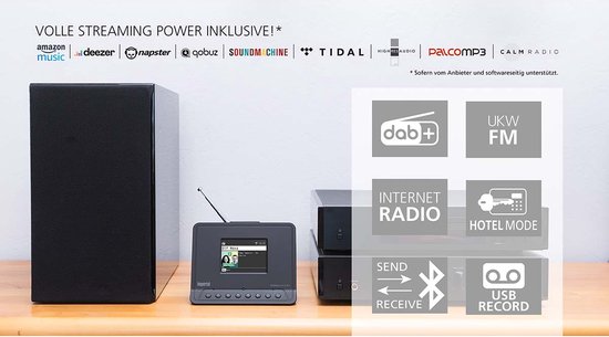 Imperial DABMAN i410 BT - Internetradio Ontvanger - DAB+ / FM - Tuner ...