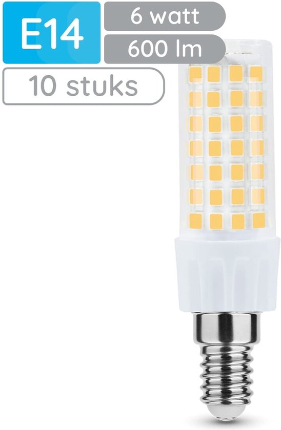 Modee LED Buislamp E14 - 6W 6000K 600lm 230V - LED Afzuigkaplamp ...