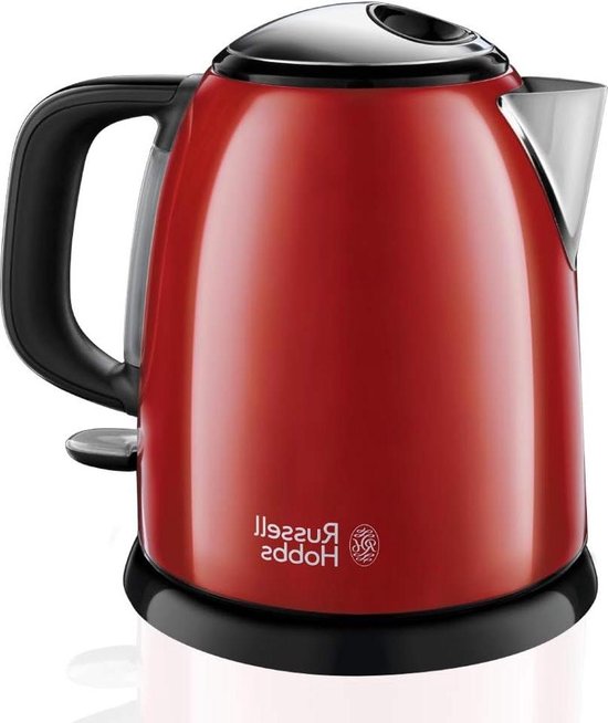 Flame Red Mini Waterkoker - Snelkookfunctie - Rood - 1L - RVS ...