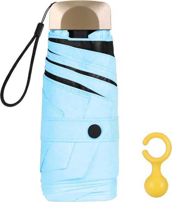 Vicloon Mini paraplu, zakparaplu met 6 ribben, 210T stof & aluminium ...