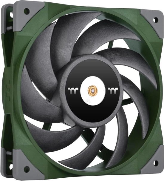 12 cm Racing Green High Static Pressure Radiator Fan (Single Fan Pack ...