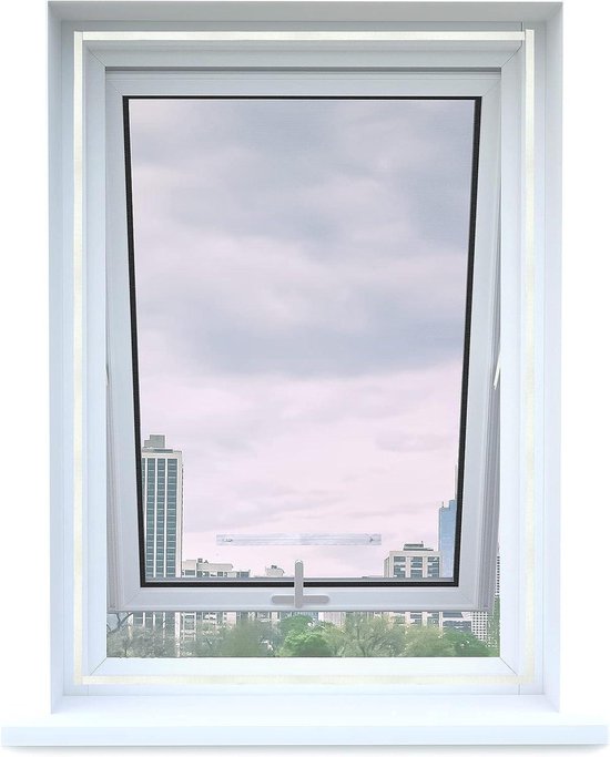 Vliegengordijn Insectenbescherming Vliegengaas voor Dakraam Klapraam Op ...