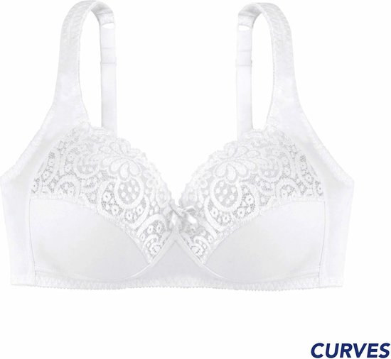 Dorina Georgina Bh zonder beugel - 95E - Zwart | bol