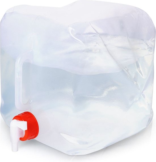 Opvouwbaar Waterreservoir met Kraan 10 l - Waterjerrycan - Water ...