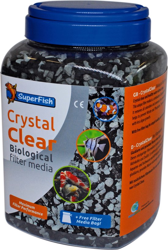 SuperFish Crystal Clear Media - Filtermateriaal voor aquarium - 2 L | bol