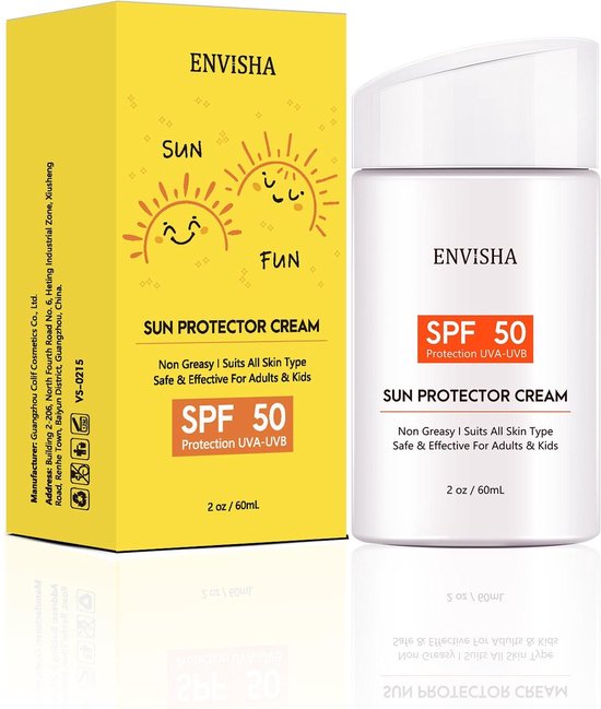 Sun Protector Cream SPF 50 - Krachtige Bescherming tegen de Zon - | bol