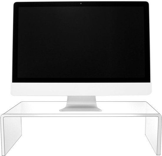 Monitorstandaard - Acryl Schermverhoger - Acryl Planken - 40 x 20 x 10 ...