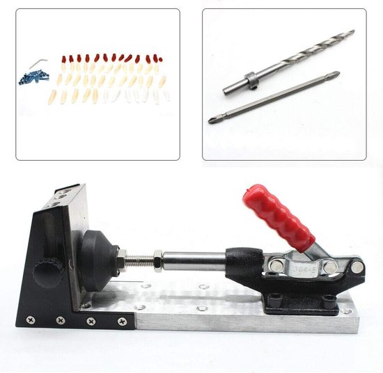 Draagbare Plugboormal voor Houtbewerking – Schuine Boorgat Kit | bol
