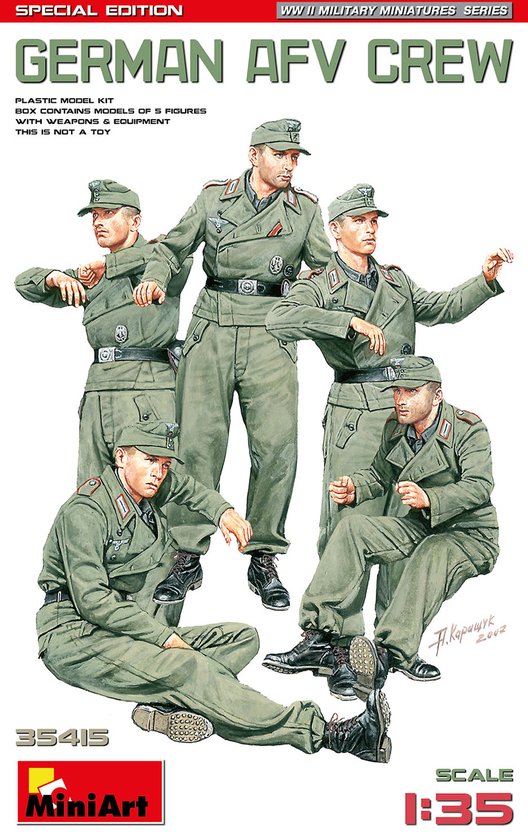 MiniArt Modelbouwpakket Militaire voertuigen - 35415 Duitse Soldaten ...