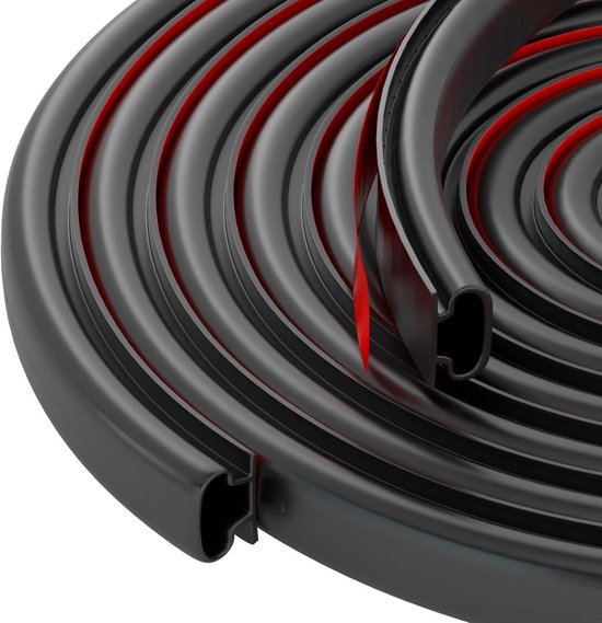 Zelfklevend deurrubber tochtstopper - Flexibele rubberen afdichting ...