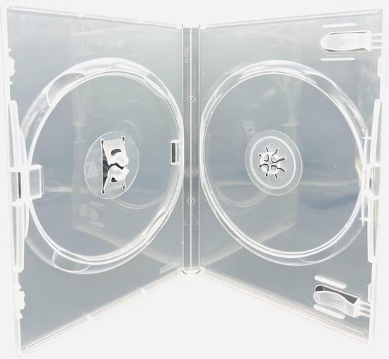 Dragon Trading Amaray Double CD DVD Blu Ray Disc Case - 10 Pack - Clear ...