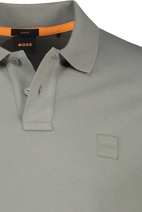 Hugo Boss polo lange mouw groen | bol