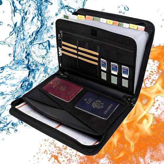 Document holder - conference ring binder with zipper - padfolio case ...