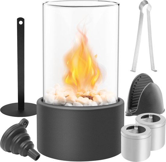 Bio-ethanol Tafelhaard - Verstelbaar Premium Tafelvuur voor Binnen en ...