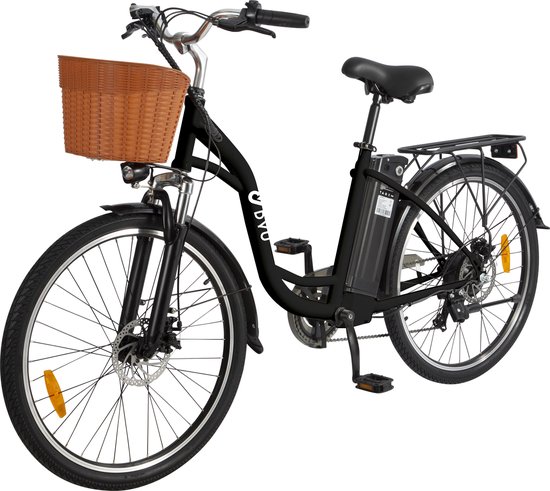 DYU C6 elektrische fiets - 36V 12,5Ah - 250W-motor - 6 modi - 26 inch ...