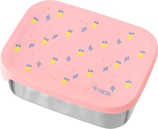 Fresk Lunchbox RVS - Broodtrommel meisje - 2 vakken ...