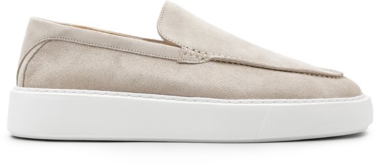 Dutch'D ® Loafer - Instapper - Zand Beige - Luxe - Sportief - Suede ...