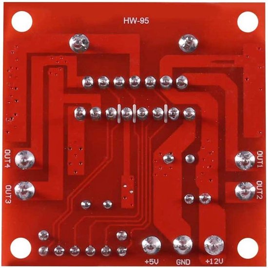 L298N Motor Drive Controller Board Module Dual H Bridge DC Stepper - 4 ...
