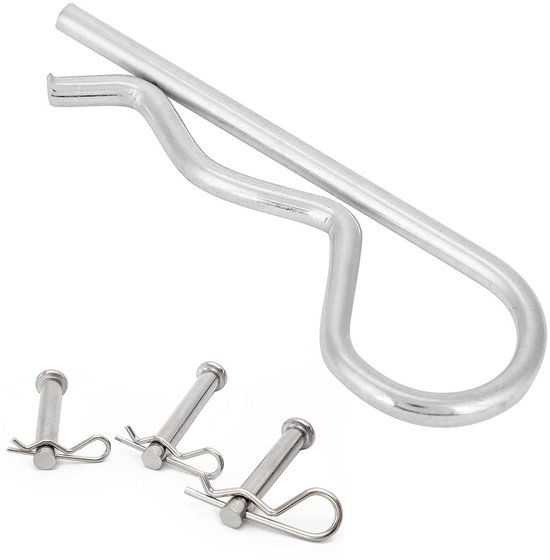 B type Splitpenclips - 10 stuks, Verzinkte Borgpennen Veerclips ...