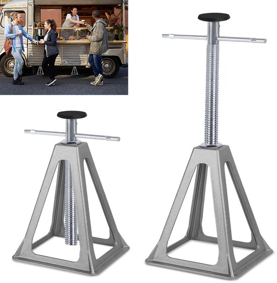 2 stuks aluminium steunbokken voor caravans caravans staanders en ...
