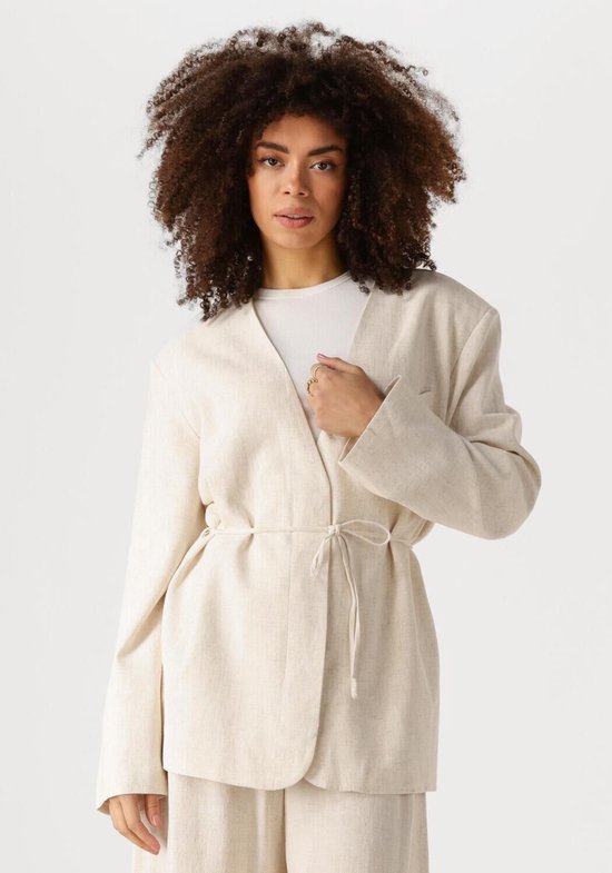 EDITED Bonnie Blazer Blazers Dames - Beige - Maat 36 | bol