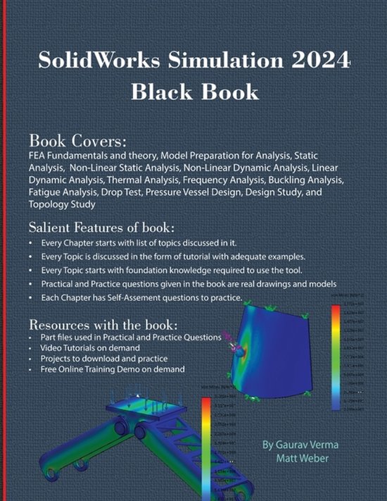 SolidWorks Simulation 2024 Black Book, Matt Weber | 9781774591284 ...
