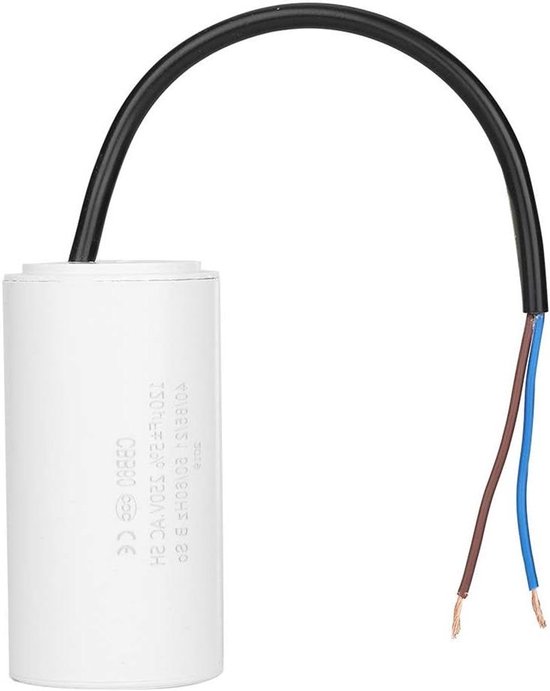 CBB60 Capacitor 250V AC 120uF 50/60Hz Motor Start - Microfarad Capacitor with Wire | bol