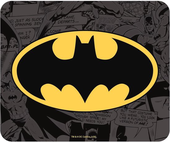 Zachte muismat met Batman-logo - Perfect voor fans van DC Comics | bol