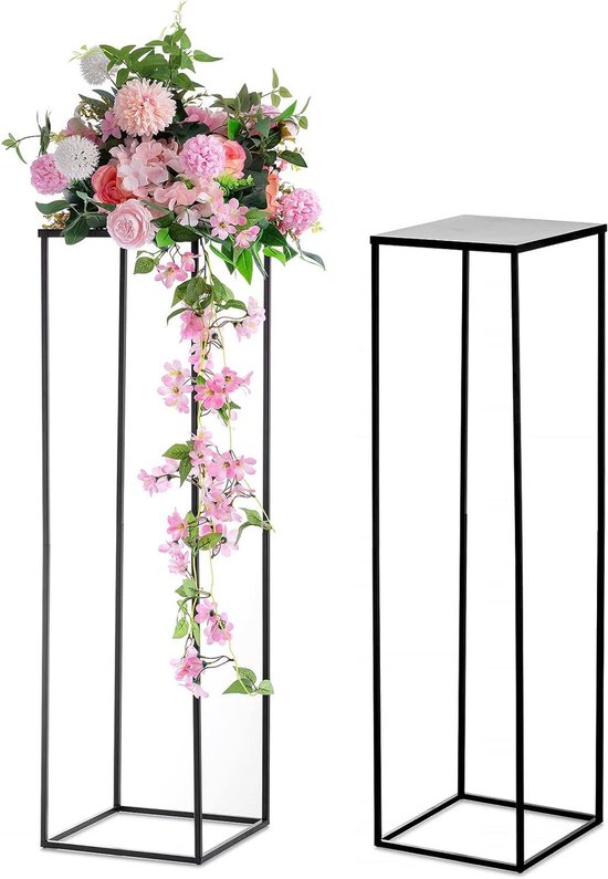 Vase Plant Stand Set 2 Pieces 100cm Tall Flower Vases for Wedding ...