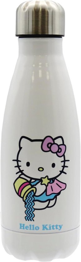 Witte Waterfles met Horoscoop Print - 550 ml RVS Drinkfles | bol