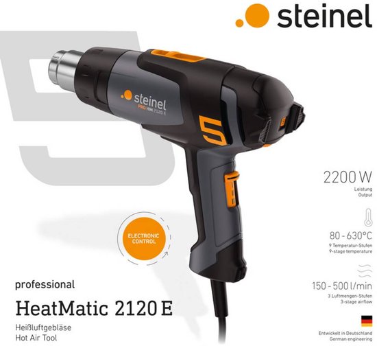 Steinel Heteluchtpistool HM 2120 E - 2200W - Verfafbrander ...