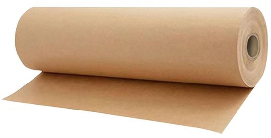 10m - 38cm Rol van Bruin Kraft Paper Natuurlijk Gerecycled Papier Inpakpapier voor... | bol