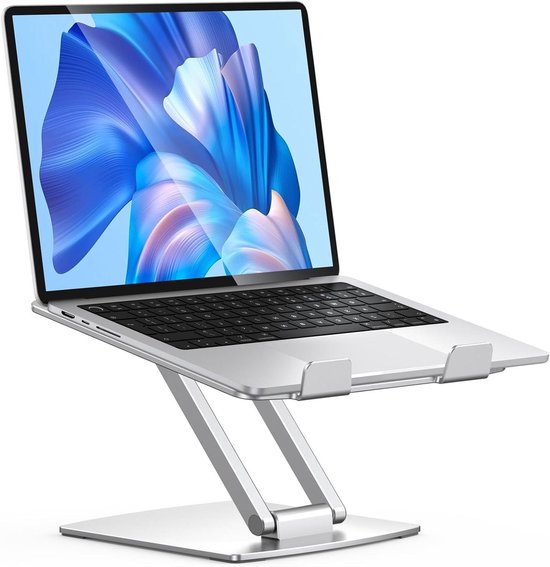 Inklapbare aluminium laptopstandaard - Geventileerd en ergonomisch ...