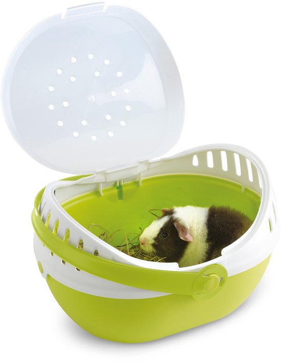 Savic Transportbox Elmo Groen / Wit 30,5X24,5X20,5 CM | bol